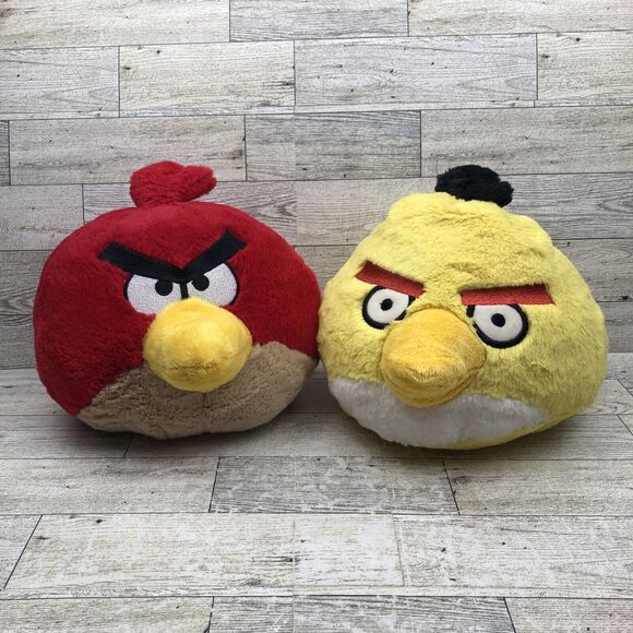 Rovio | Toys | Hartz Angry Birds Red And Chuck Bird 7 Plush No Sound ...
